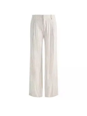 Alice + Olivia Eric Stripe-pattern Trousers
