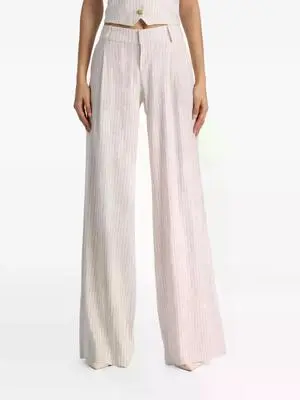 Alice + Olivia Eric Stripe-pattern Trousers