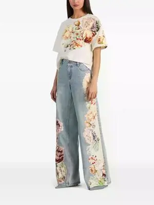 Alice + Olivia Floral-print Jeans