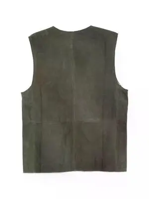 SONIA CARRASCO Suede Panelled Blouse