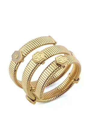 Philipp Plein Snake Hexagon Crystal Bracelet