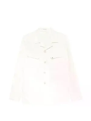 Tagliatore Button-up Pocket-detail Overshirt - Neutrals