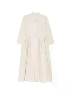 A TENTATIVE ATELIER Marga Pleated Coat
