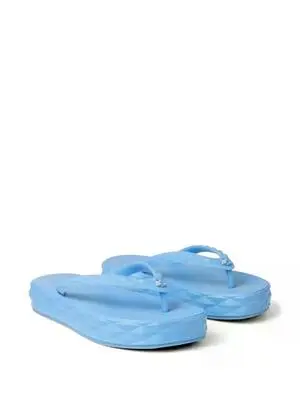 JIMMY CHOO Diamond Platform Flip Flops