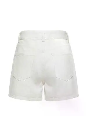 TWINSET Belted Denim Shorts