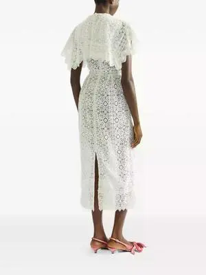 Erdem Beaded Lace Midi Dress