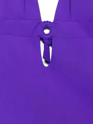 FISICO Ring-detail Halterneck Swimsuit