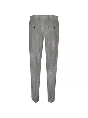 PT TORINO Pinstripe Pleated Trousers