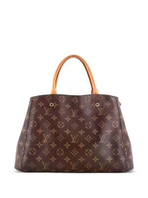 LOUIS VUITTON Montaigne Handbag Monogram Canvas Mm