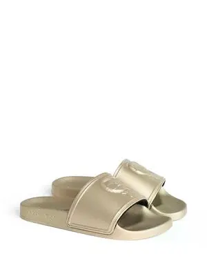Karl Lagerfeld Embossed Logo Slides