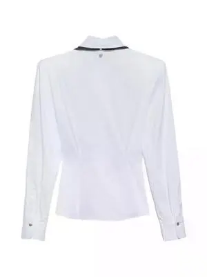 ANIYE BY Neck-tie Shirt - White