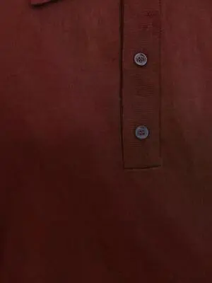 Valentino Garavani Wool Polo With Vlogo Embroidery - Red