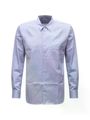 Comme Des Garçons Forever Button-down Cotton Shirt - Blue
