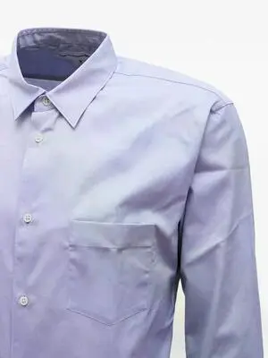 Comme Des Garçons Forever Button-down Cotton Shirt - Blue