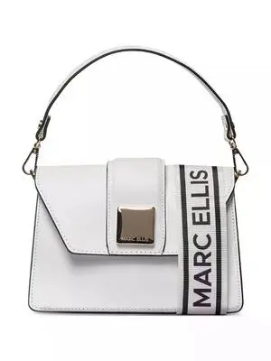 MARC ELLIS Logo-plaque Tote Bag - White