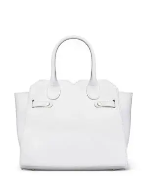 MARC ELLIS Antilia Twist-lock Tote Bag - White