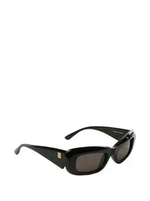 Balenciaga Diva Rectangle-frame Sunglasses - Black