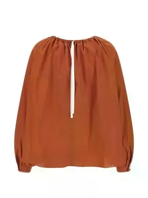 Marni Poplin Blouse - Orange