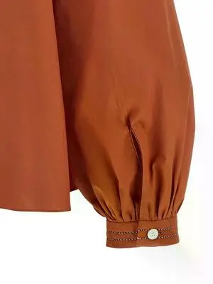 Marni Poplin Blouse - Orange