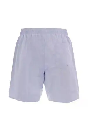 Lacoste Logo-patch Drawstring Swim Shorts - Blue