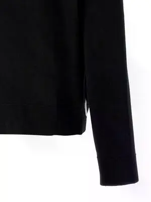 Balenciaga Jacquard Knit Sweater - Black