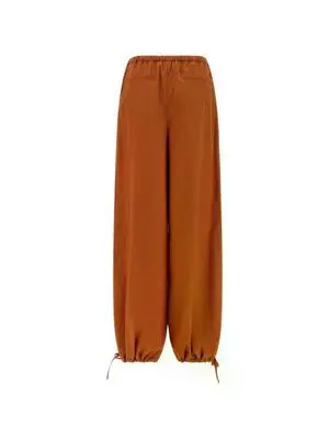 Marni Poplin Trousers - Orange