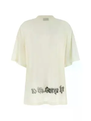 Balenciaga Salon De Couture Jersey T-shirt - Neutrals