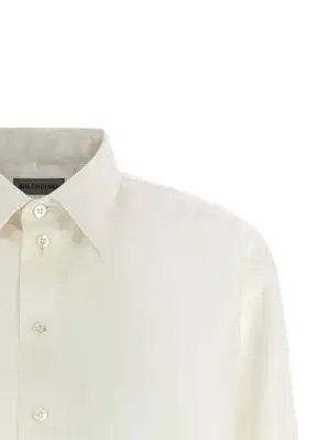 Balenciaga Embroidered-logo Cropped Shirt