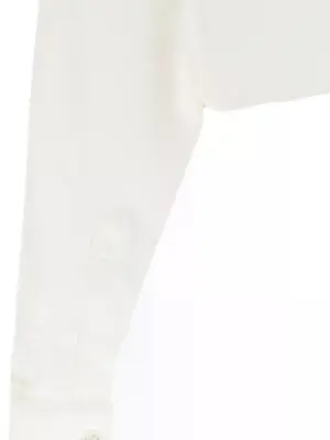 Balenciaga Embroidered-logo Cropped Shirt