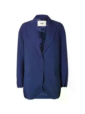 Fendi Single-breasted Blazer - Blue
