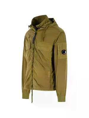 C.P. COMPANY Chrome-r Lens-detail Hooded Jacket - Green