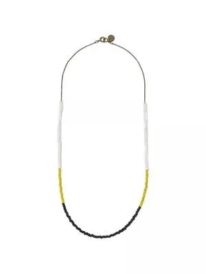 Undercover Beaded Necklace - Black