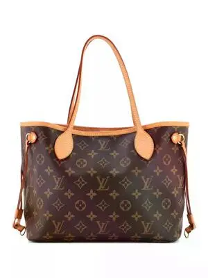 LOUIS VUITTON Neverfull Monogram Canvas Pm Tote Bag - Brown