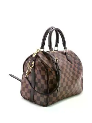 LOUIS VUITTON Speedy Bandouliere Damier 25 Satchel - Brown
