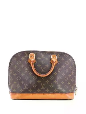 LOUIS VUITTON Vintage Alma Handbag Monogram Canvas Pm Satchel