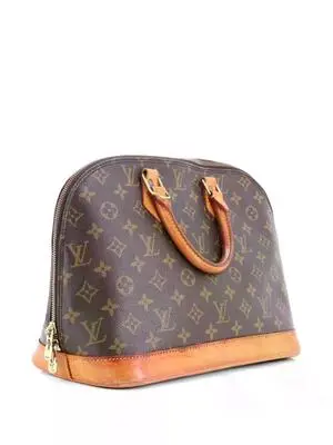 LOUIS VUITTON Vintage Alma Handbag Monogram Canvas Pm Satchel