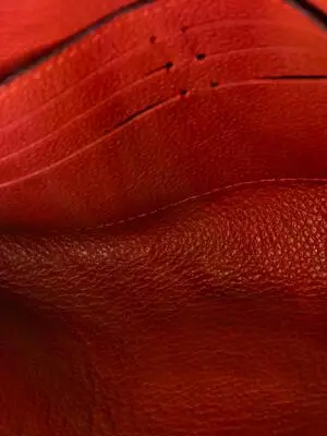 LOUIS VUITTON Saint Germain Pochette Monogram Empreinte Leather Shoulder Bag - Red