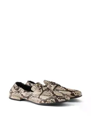 Prada Ayers Leather Loafers