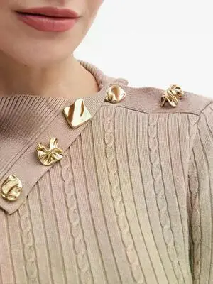 Guess Button-embellished Sweater