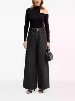 Guess One-shoulder Long-sleeve Top