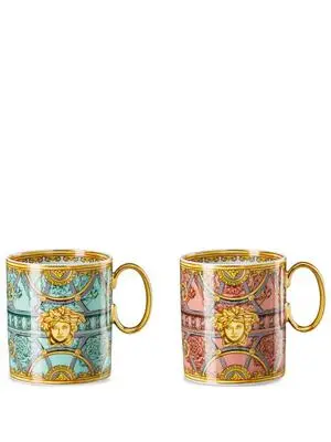 Versace Scala Del Palazzo Mug - Blue