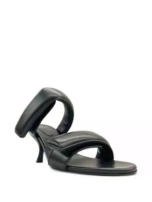 GIABORGHINI Fumiko Padded Sandals - Black
