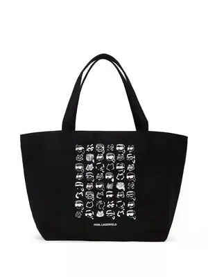 Karl Lagerfeld Graphic-print Canvas Tote