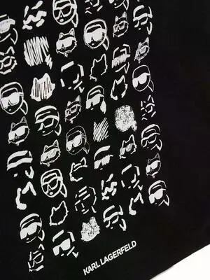 Karl Lagerfeld Graphic-print Canvas Tote