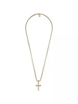 Philipp Plein Crucifix Chain Necklace - Gold