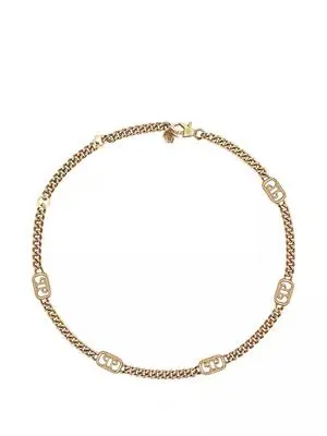 Philipp Plein Lettering Logo-chain Necklace - Gold