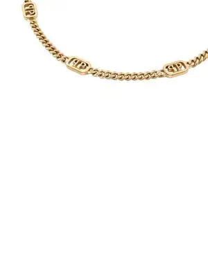Philipp Plein Lettering Logo-chain Necklace