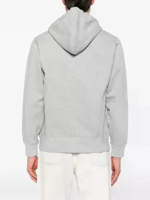 A BATHING APE Logo-print Hoodie - Grey