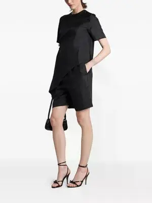 Loulou De Saison Elasticated-waist Twill Shorts