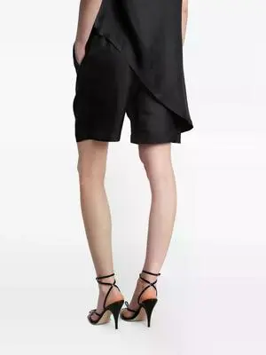Loulou De Saison Elasticated-waist Twill Shorts